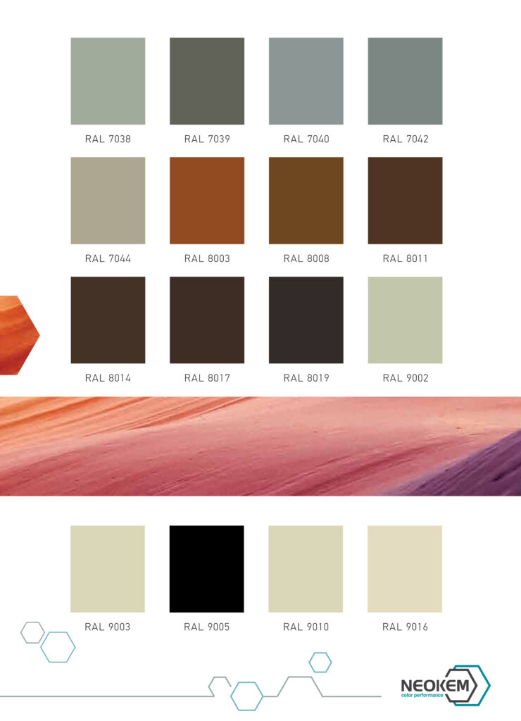 RAL Matt Polyester Collection | ΝΕΟΚΕΜ